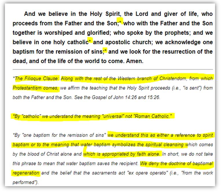 Creedal Qualifications | Douglas Beaumont